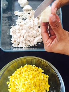 Chicken & Sweetcorn bake - Sabiha's Kitchen